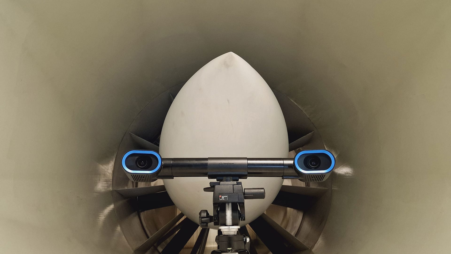 Unified control and multiple views in a wind tunnel | Imetrum